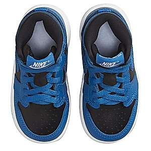 Jordan Baby Boy's Jordan 1 Retro High OG (Infant/Toddler) Dark Marina Blue/Black/White 4 Toddler M