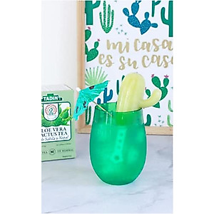 Tadin Aloe Vera Cactus Herbal Tea, Caffeine Free, 24 Tea Bag Per Box, Pack of 6 Boxes Total