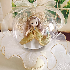 Wide Mouth Clear BoBo Balloons for Stuffing，15 Pack 26" Pre Stretched Extra Large Wide Neck Bubble Balloons for fill Teddy Bear/Wedding/Baby Shower/Father's Day/Graduation Party Decoration