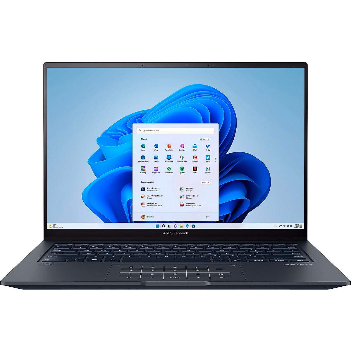 ASUS ZenBook Pro 14 14X OLED Q420 Business Laptop (14.5" QHD+ Touchscreen, Intel 13th Gen 14-Core i7-13700H, 16GB DDR5 RAM, 1TB SSD) Backlit, FHD Webcam, NumberPad, IST HDMI, Win 11 Pro, Inkwell Gray