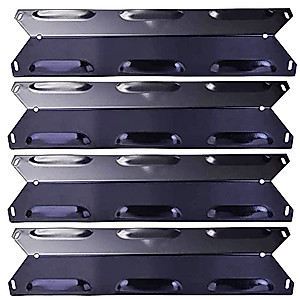 Htanch PN6221(4-Pack) 14.9375 inch Porcelain Steel Heat Plate Replacement for Kenmore 146.16132110, 146.16133110 BBQ Pro 146.16142210, 146.16197210, 146.16198210, 146.16222010, 146.23673310