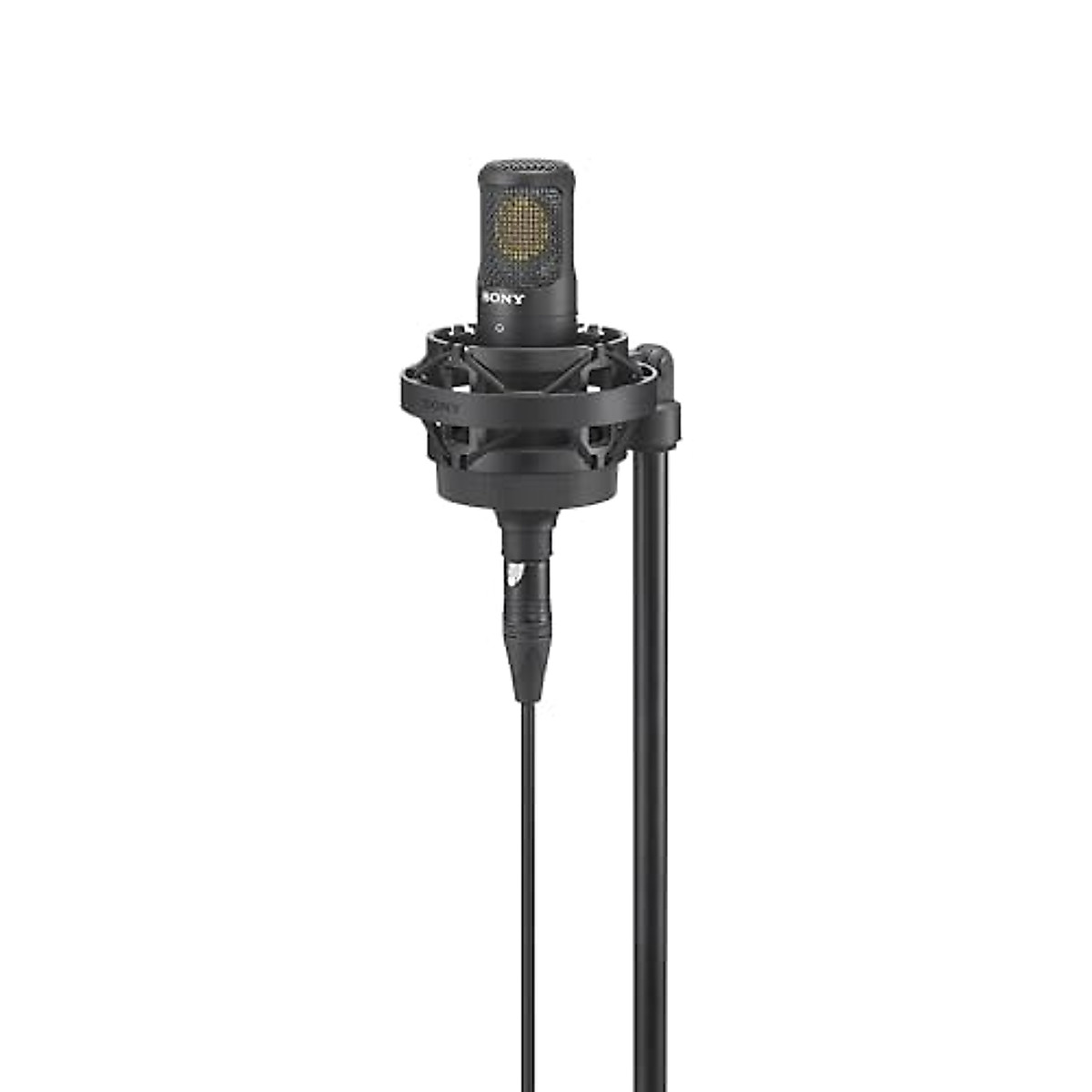 Sony Media C-80 Unidirectional Studio Condenser Microphone with Advanced Capsule Technology, Dual Diaphragm Configuration, and Acoustic Shifting Circuit