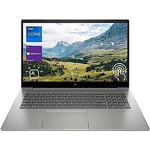 HP 2023 Newest Envy Laptop, 17.3" FHD Touchscreen, 13th Gen Intel Core i7-13700H Processor, 64GB RAM, 2TB PCIe SSD, Webcam, HDMI, Backlit KB, SD Card Reader, Wi-Fi 6, Windows 11 Pro, Grey
