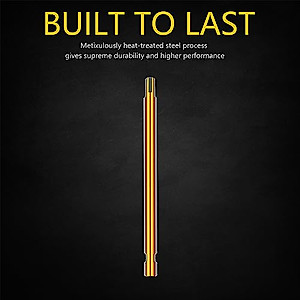 Renekton Security Power Bit Set, 1/4" Shank, 3" Length,Premium Cr-V Steel, 32 Piece