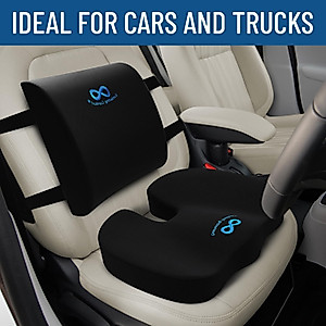 Everlasting Comfort Seat Cushion for Office Chair and Lumbar Support for Office Chair