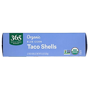 365 by Whole Foods Market, Organic Blue Taco Shells, 5.5 Ounce