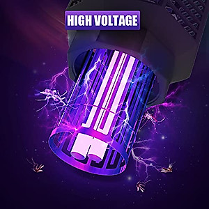 Bug Zapper, Electric Mosquito Zapper Indoor, 4200V Electronic Mosquito Killer, 18W Mosquito lamp, Insect Trap for Home Backyard Garden Patio