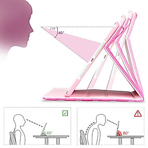 AmazFCCY Cute Crown Case for iPad 10th Generation 10.9 Inch 2022, iPad 10 Rhinestones Bling Diamond PU Leather Smart Auto Sleep/Wake Stand Shockproof for Apple iPad 10th Gen 2022 Release(Rose Red)