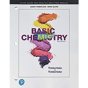 Student Study Guide and Selected Solutions Manual for Basic Chemistry