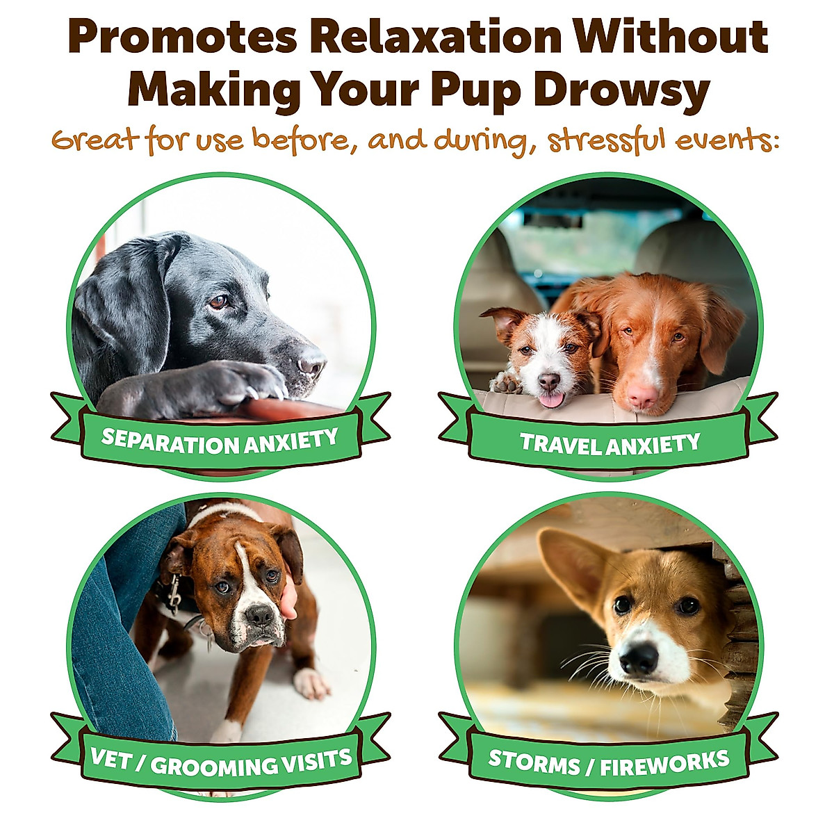 Riley's Calming Peanut Butter for Dogs - Dog Peanut Butter Calming Aid - Separation Anxiety Relief for Dogs - 8.46 oz