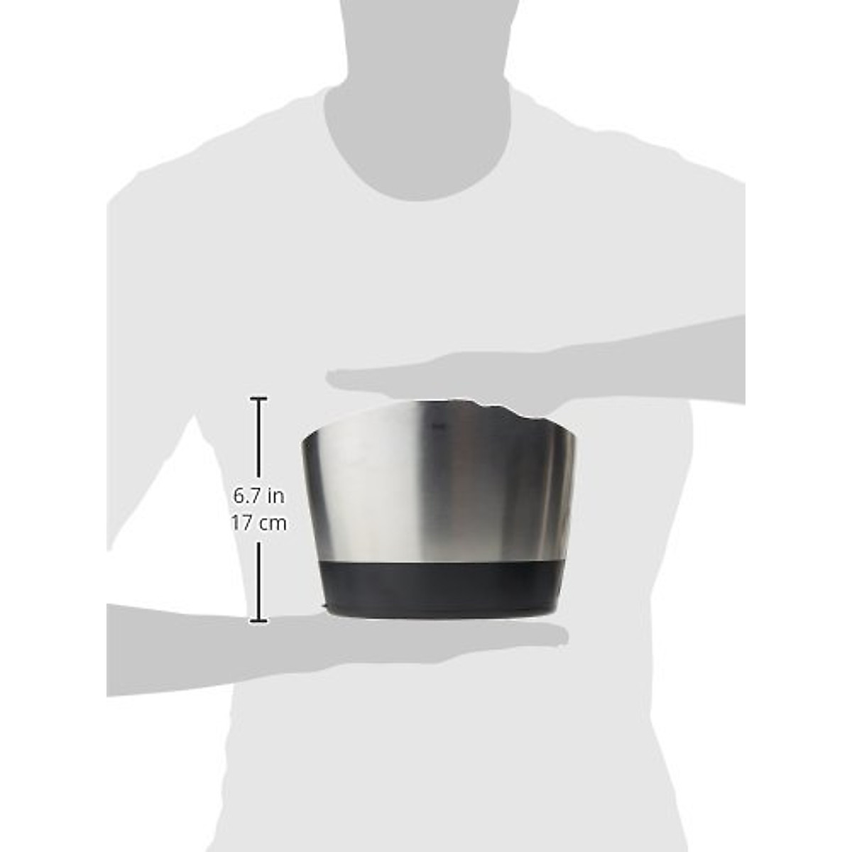 OXO Good Grips Stainless Steel Utensil Holder 8.4" x 4.75" x 6.25"