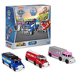 Paw Patrol, True Metal Chase, Marshall and Skye Collectible Big Truck Pups Toy Trucks (Amazon Exclusive) 1:55 Scale, Kids Toys for Ages 3 and up