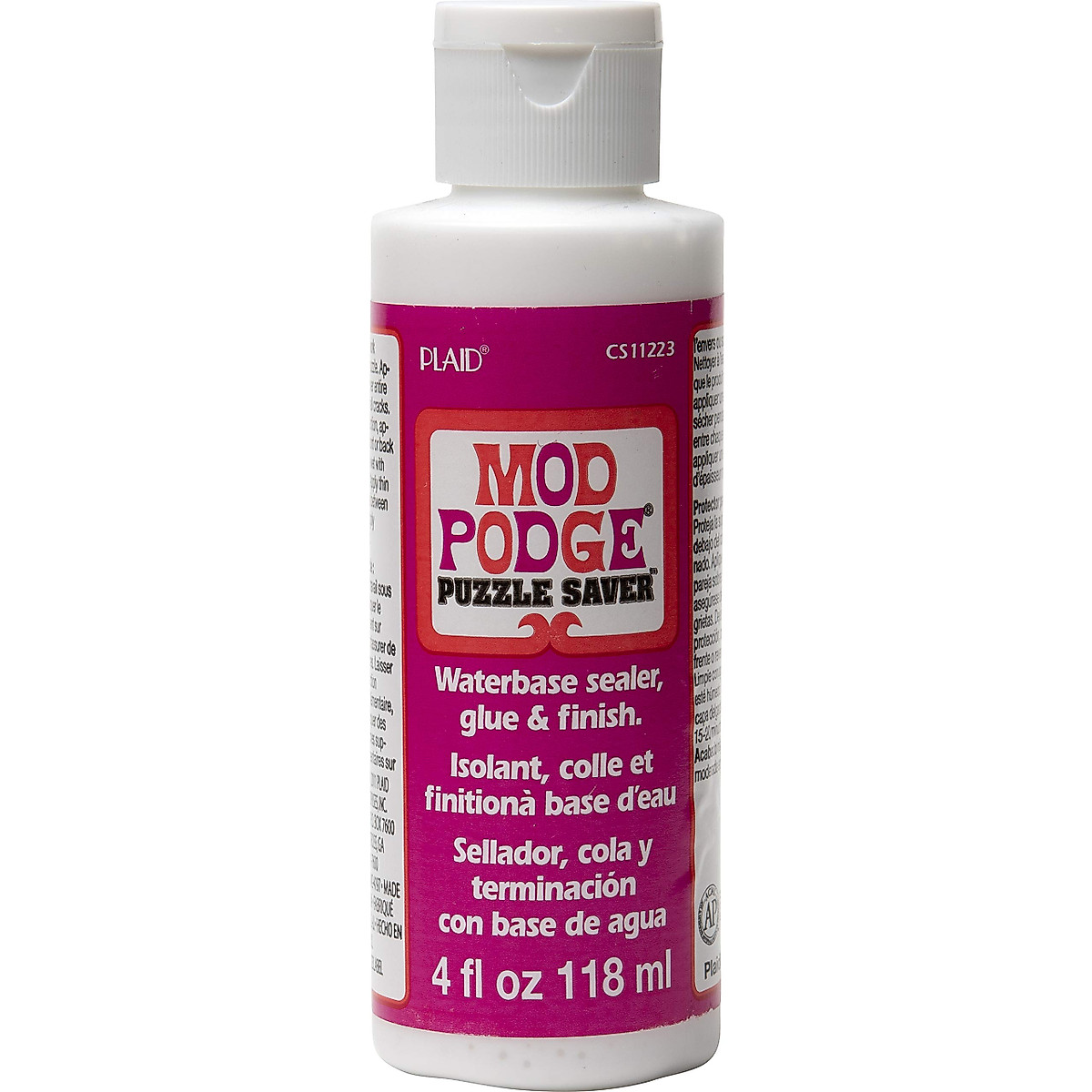 Mod Podge Puzzle Saver (4-Ounce), CS11223, 4 oz, 4 Fl Oz , White