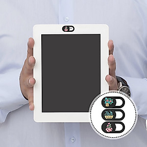 Hemobllo 3pcs Camera Cover Computers Laptops Phone Webcam Cover Smartphone Anti Covers Laptop Webcam Covers Webcam Slider Sticker Camera Stickers Security Cover Cartoon Flowers Abs Plastic