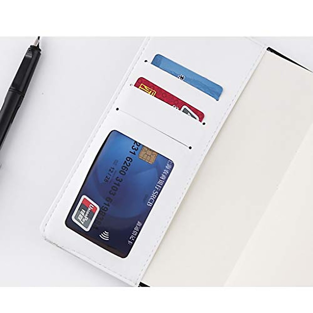 wyh Composition Classic Lined Notebook Digital Password Notebook Hardcover Writing Journal with Lined Pages，Notebook for Work Student A5 Journal (Color : Blue)