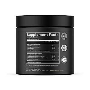 21,800mg Testosterone Booster for Men 8X Strength w. Ashwagandha, Tongkat Ali, Pycnogenol, Tribulus - Total T Male Enhancing Test Booster + Muscle Builder Workout Testosterone Supplement for Men