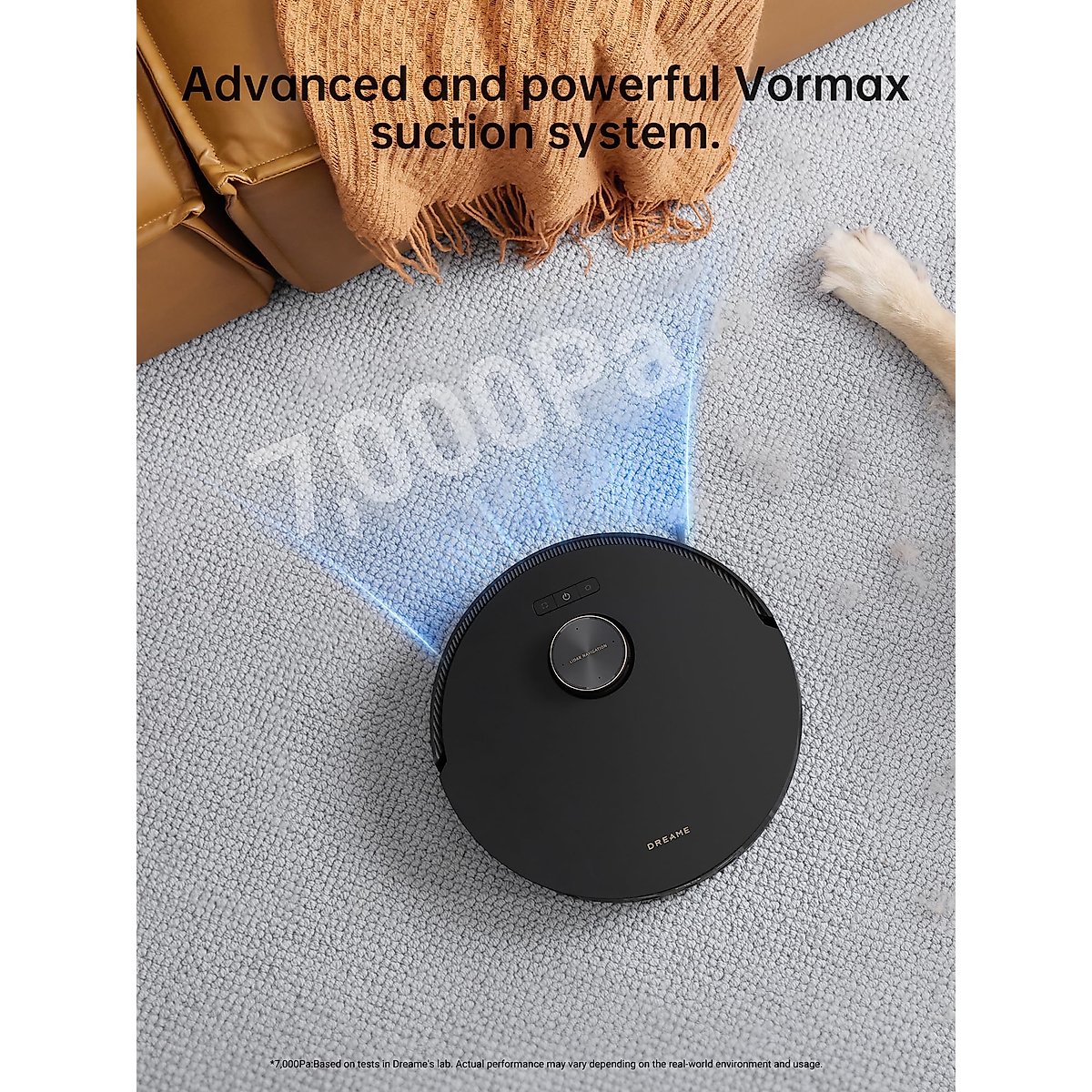 dreame L20 Ultra Robot Vacuum and Mop with Mop-Extend, Auto Mop Removal & Raising, Washing and Drying, 7000Pa Suction, Self-Emptying, Self-Refilling, AI Obstacle Avoidance