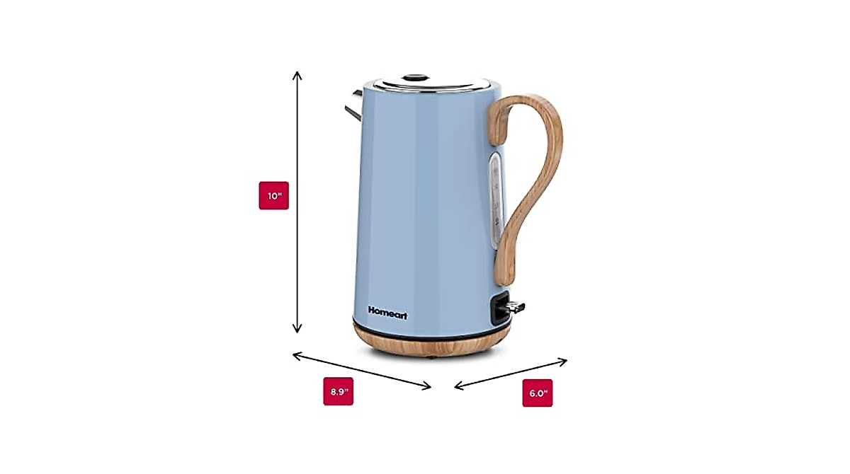 Homeart Panda Kettle & Toaster Combo in Powder Blue