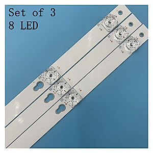 ALMVIS D43A810 U43P6046 Led Backlight L43P1-F 4C-LB4308-ZM02J TOT_43D2900_3X8_3030C_d6t-2d1_4S1PX2 Rev.V2 TV 8 Lamps 6V Fit for TCL LED TV Backlight