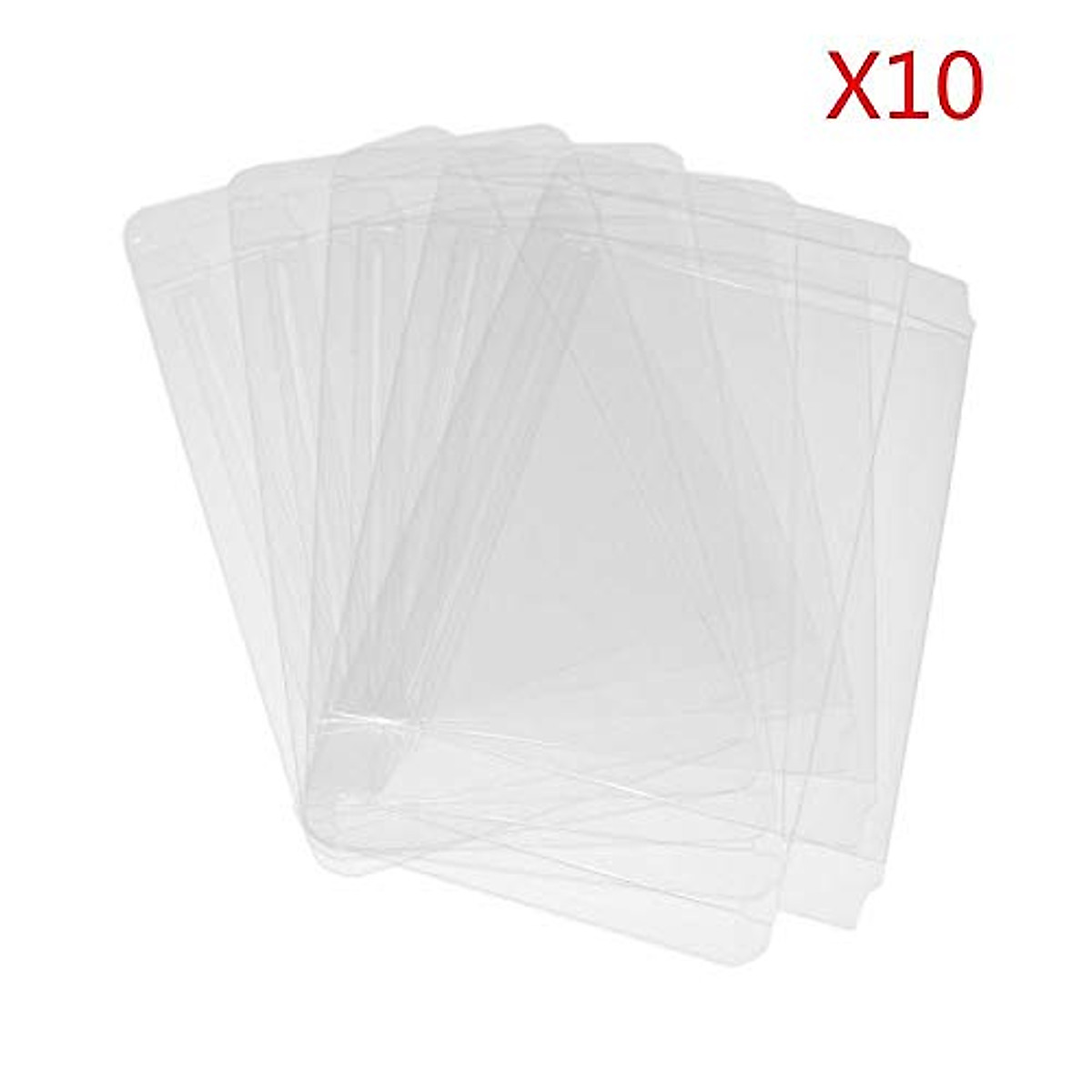 CHILDMORY 10pcs Carts Clear CIB Case Sleeve Box for Gameboy Color Advance GBA GBC Protector