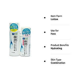 Hada Labo Gokujyun Super Hyaluronic Acid Hydrating Lotion (5.7fl/170ml) & Milk (4.7fl/140ml) Set