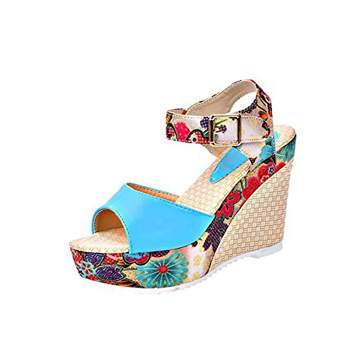 Womens Rivets Bowtie Flip Flops Jelly Thong Sandal Rubber Flat Summer Beach Rain Shoes Blue