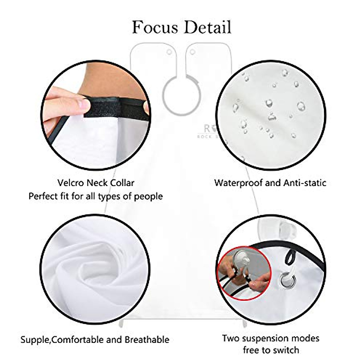 Beard Apron Cape for Men Trimming and Shaving, Waterproof and Non-Stick Beard Clippings Catcher Bib with 4 Suction Cups，Best Gift for Man/husband/boyfriend