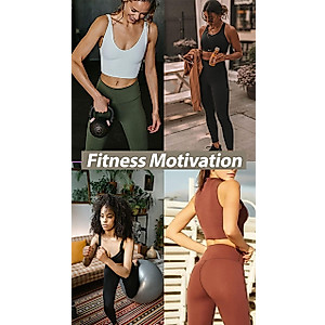 4 Pack Leggings for Women - High Waisted Tummy Control Soft No See-Through Black Yoga Pants for Athletic Workout