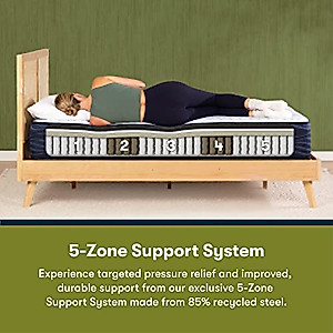 Serta - iComfortECO S30LTX Medium 13" Twin XL Hybrid Smooth Top Mattress, Cooling, Pressure Relief, Utilizing Recycled and Plant-based Material, 100 Night Trial, CertiPUR-US Certified