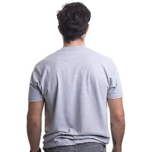 Take it Easy on Me, My Wife is Pregnant | Funny New Dad Be Nice Father's T-Shirt-(Adult,L) Sport Grey