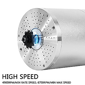 Brushless DC Motor 3000W 72V Electric Motor High Power Brushless Motor Controller 50A Scooter Motor Go Kart Electric Motor Kit