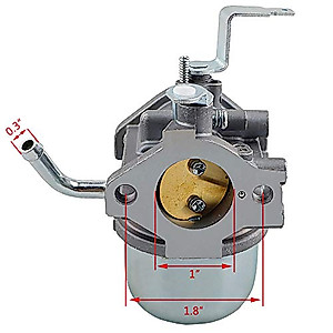 Ferilter 0A4600 Carburetor for Nikki A4600 Carburetor Generac XG8000E GN410HS GN410 GN360 GH360 A4600 C126231 091187 091187A 000935-3 410cc GN 360/410 410HS GN360 Engine Generator Carburetor