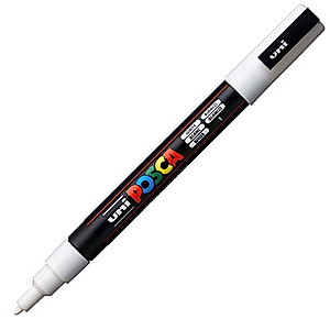 posca Paint Marker, PC-3M Fine Bullet, White