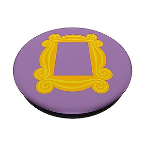 Yellow Peephole Frame Cute Funny Friends Gift PopSockets Standard PopGrip