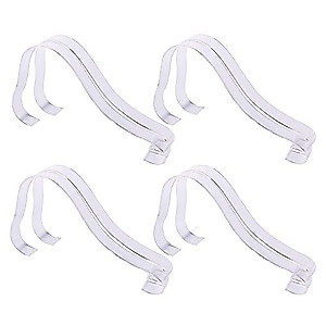 RMISODO 10 Pieces Acrylic Shoes Stand Display Women Sandal Shoes High Heel Shoes Supporter Insert Holder for Shoes Store Retail Shop Home Display Use