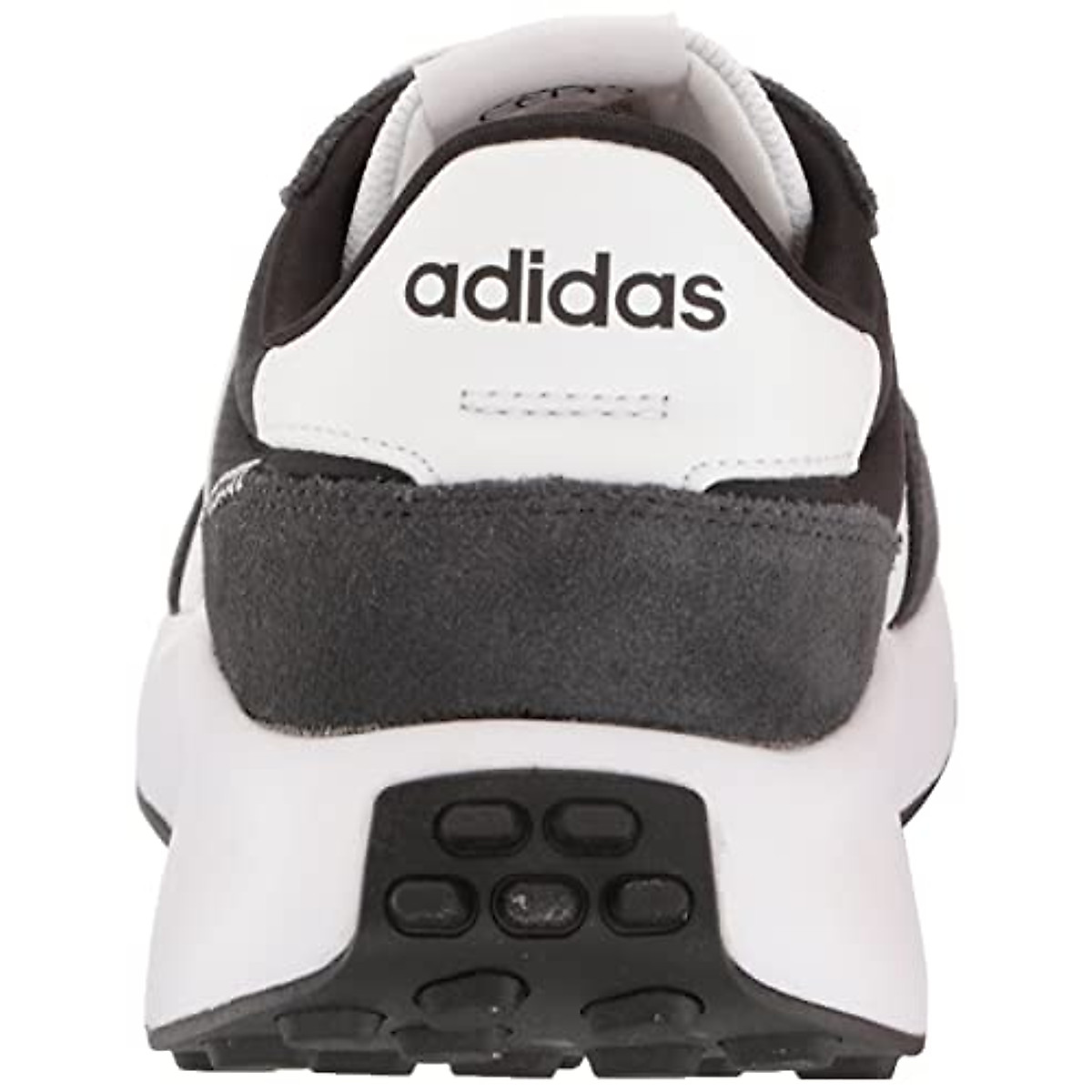 adidas Men's 70s Running Shoe, Black/White/Carbon, 10.5