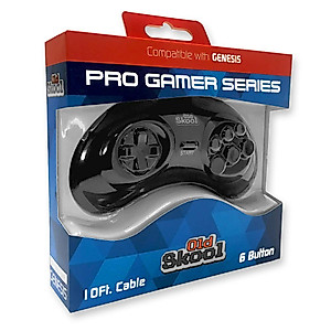 Old Skool Pro Gamer Series Controller for Sega Genesis