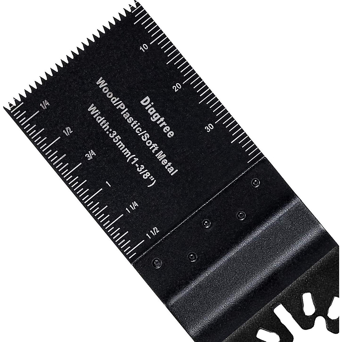 Diagtree 50 Pcs Wood Universal Quick Release Oscillating Saw Blades Compatible with Fein Multimaster Porter Cable Black & Decker Bosch Craftsman Ridgid Ryobi Makita Milwaukee Rockwell