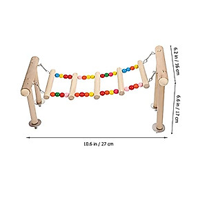 PATKAW Pet Supplies Pet Supplies Rabbit Toys 2 Pack Parrot Play Stand Birds Stand Pole Parrot Perch Stands Parrot Wood Perch Perch Cockatiel Playground Teething Toys Rabbit Toys Rabbit Toys