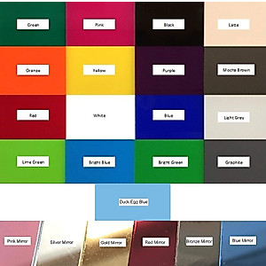 Super Cool Creations Crotchet Musical Note Shaped Crafting Mirrors, Set of 10, Many Colours, Shatterproof Acrylic, Latte, Pack of 10 x 3cm