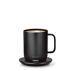 Ember Charging Coaster 2, Wireless Charging for Use with Ember Temperature Control Smart Mug, Black