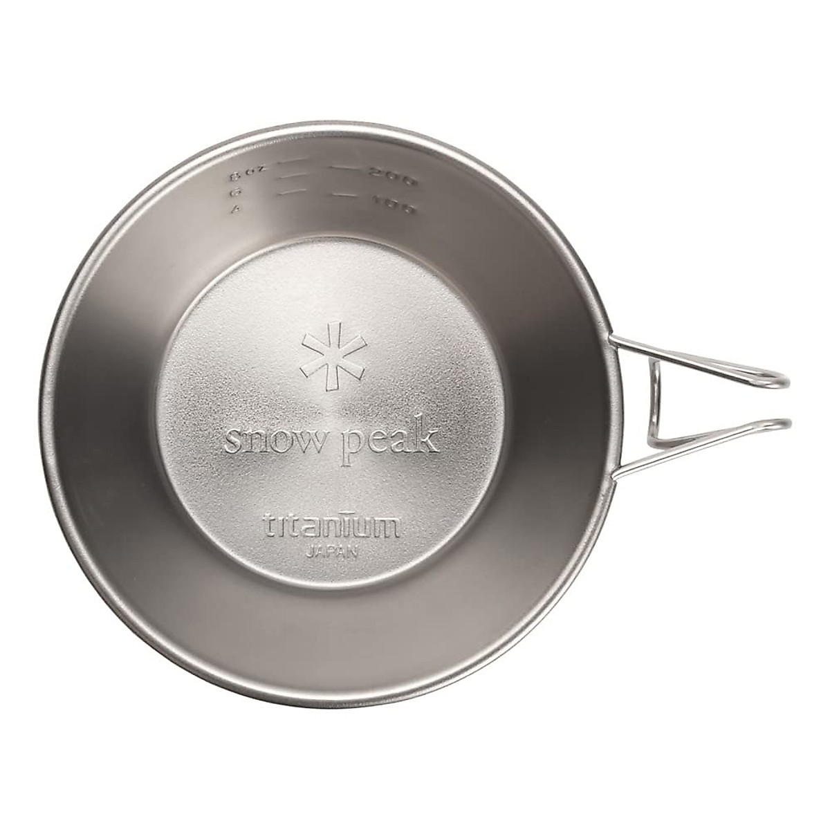 Snow Peak Ti-Backpackers Cup - Sturdy and Durable - Cooking and Measuring - 4.8 x 1.75 in