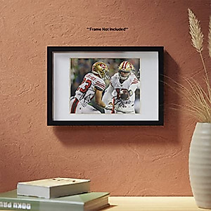 Ikonic Fotohaus Brock Purdy Christian McCaffrey Signed Photo Autograph Print Wall Art Home Decor