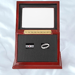 Gatuida Box Display Box House Accessories for Home Clear Stand Home Accessories Sports Ring Holder Football Ring Challenge Coin Display Case Headgear Accessory Winner Ring Case Home Decor