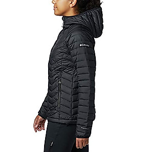 Columbia Women's Powder Lite Hooded Jacket, Black, Medium