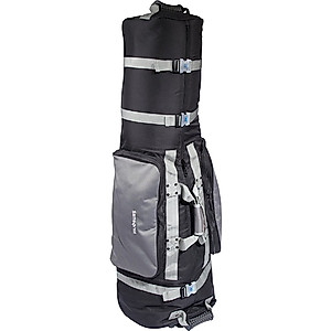 Samsonite Golf Deluxe 3 Piece Golf Travel Set with Wheeling Travel Cover Golf Bag, Duffel Bag, & Shoe Bag, Blue/Black