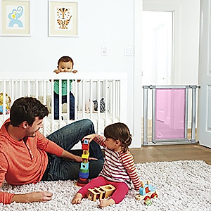 Munchkin Vibe Mesh and Steel Baby Gate, Cherry, Model MKSA0511-011