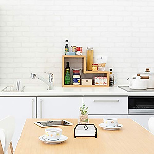 Blue Donuts Lattice Flat Napkin Holder