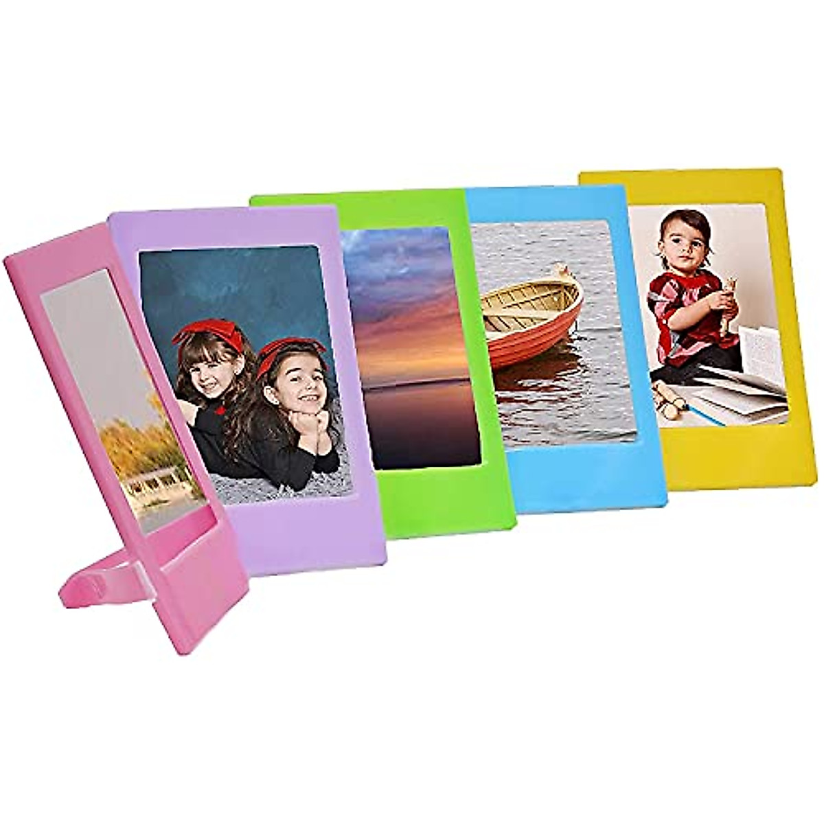 Fujifilm Instax Mini 40 Instant Camera with Fuji Instax Twin Pack Mini Film 60 Exposures, Album + Stickers + Frames