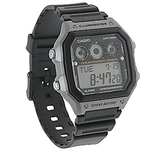 Casio Men's AE-1300WH-8AVCF Illuminator Digital Display Quartz Black Watch